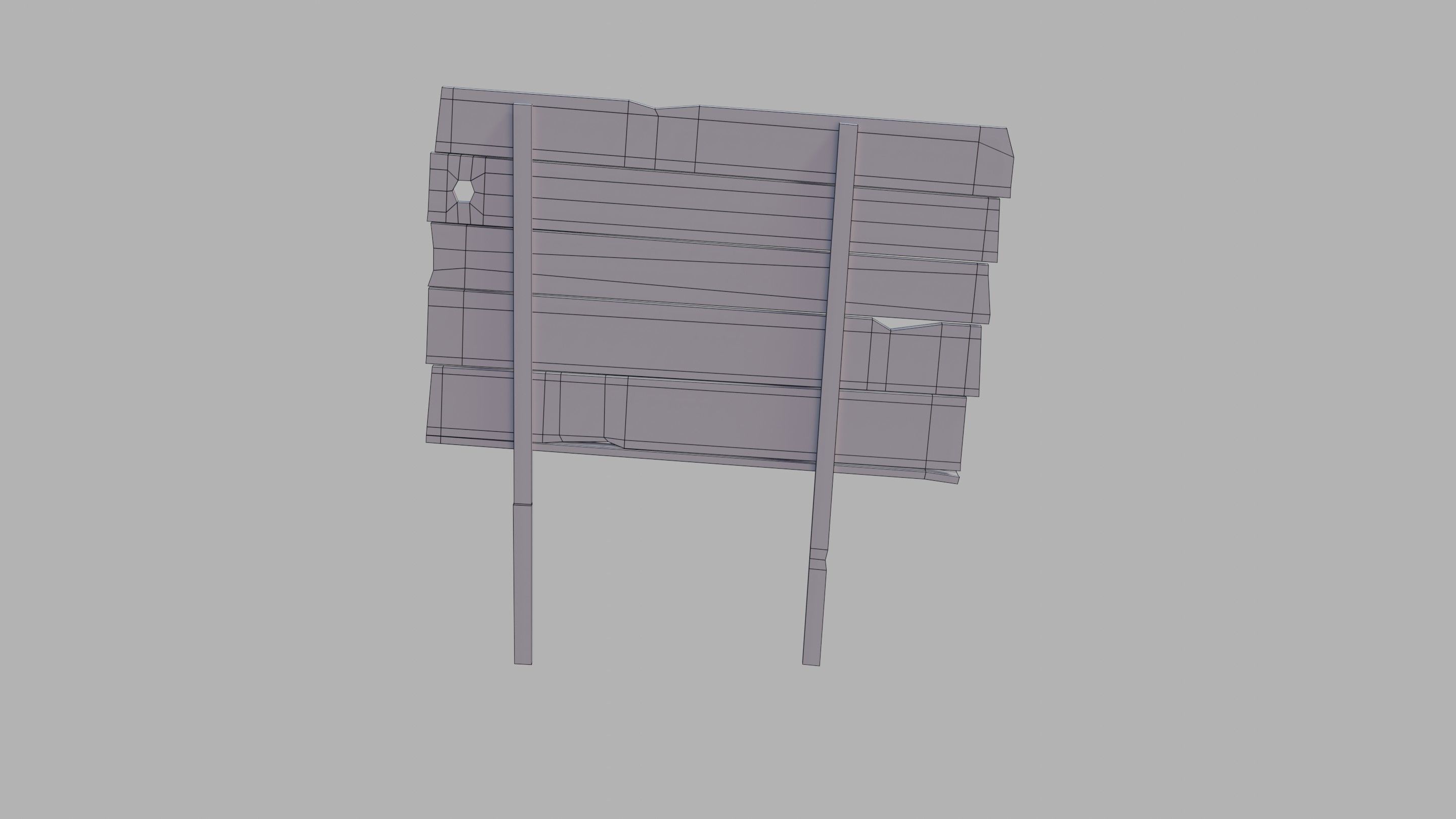 3D model Stop sign VR / AR / low-poly | CGTrader