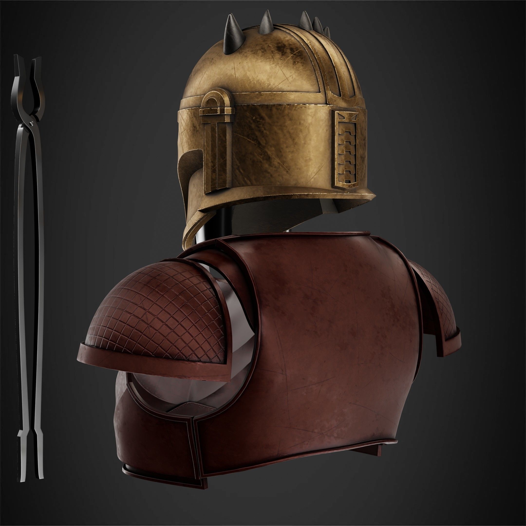 The Mandalorian Armorer Full Armor and Tools for Cosplay 3D Model ...