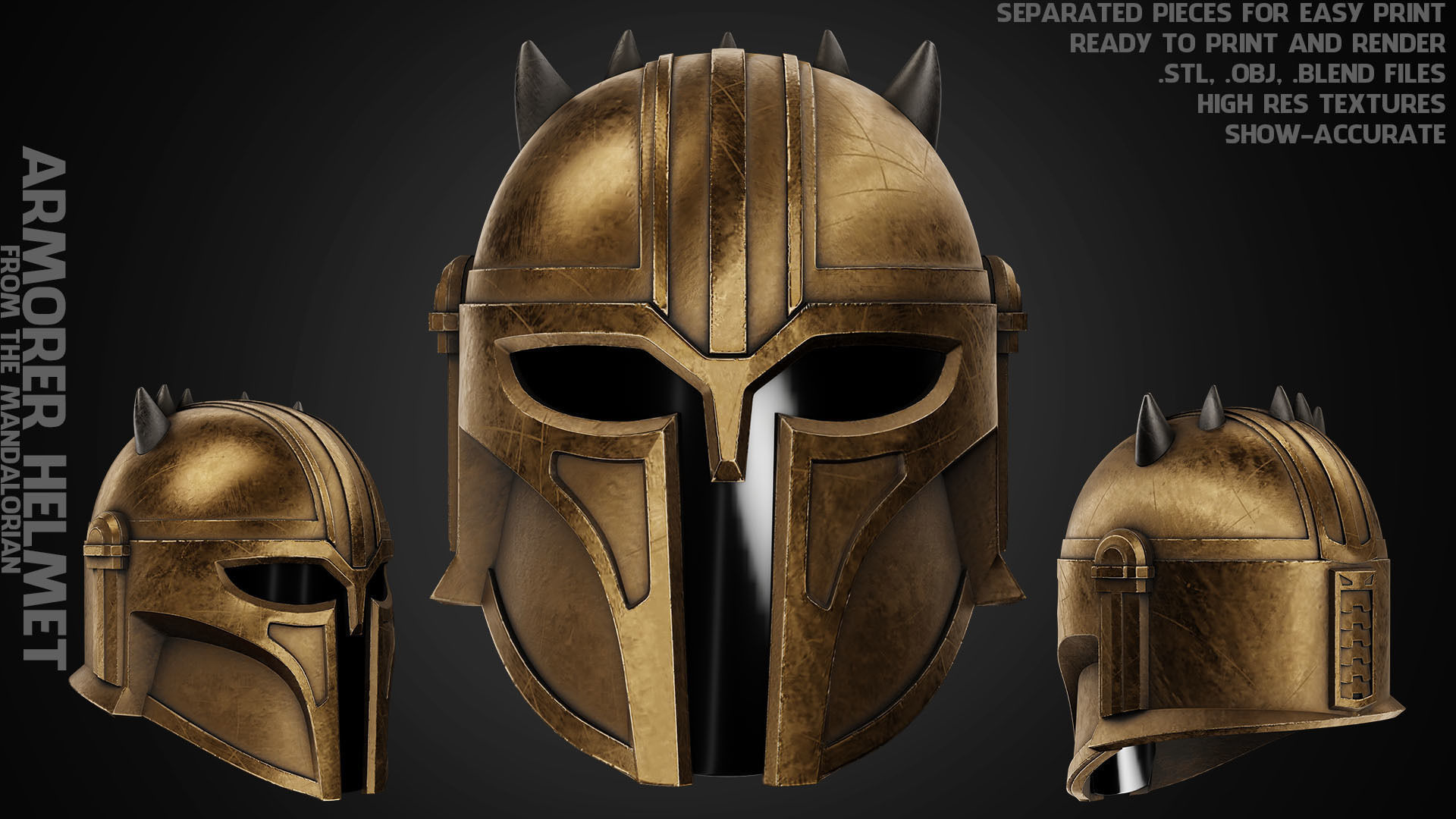 The Mandalorian Armorer Full Armor and Tools for Cosplay 3D Model ...