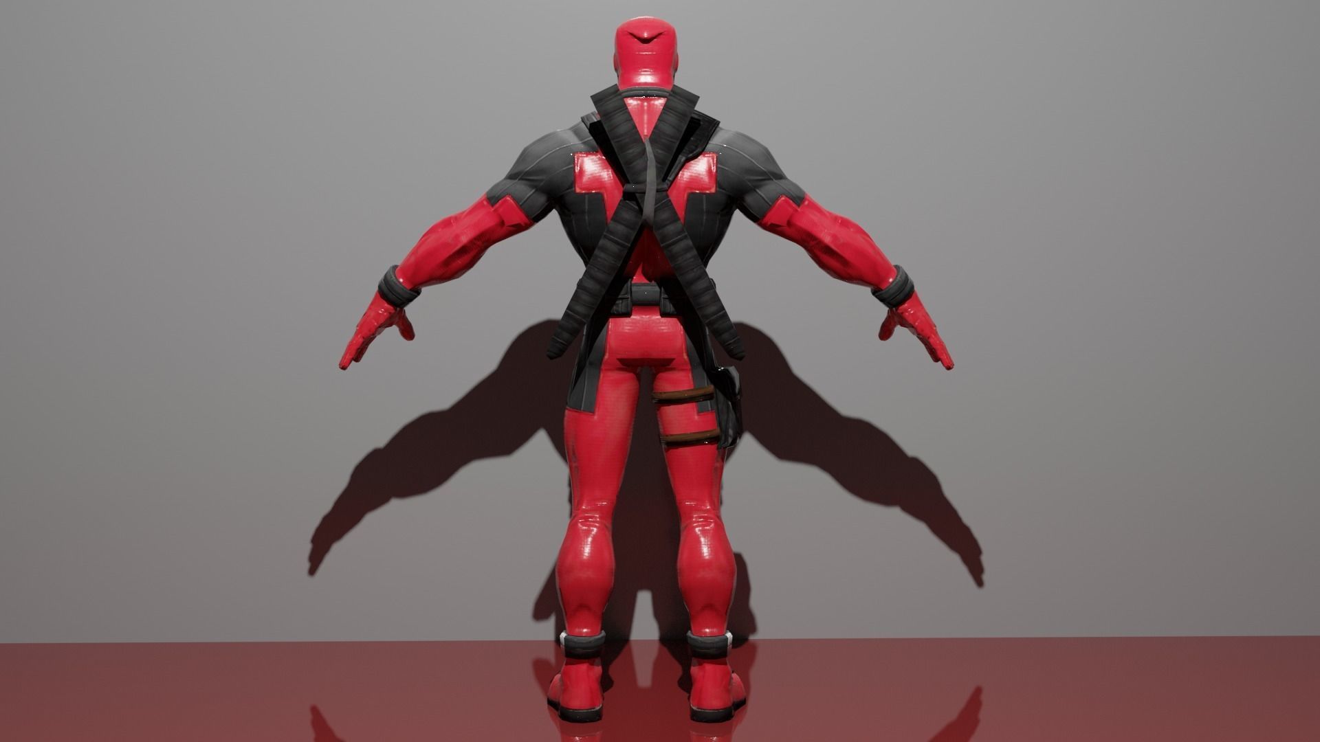 Deadpool 3D model rigged | CGTrader