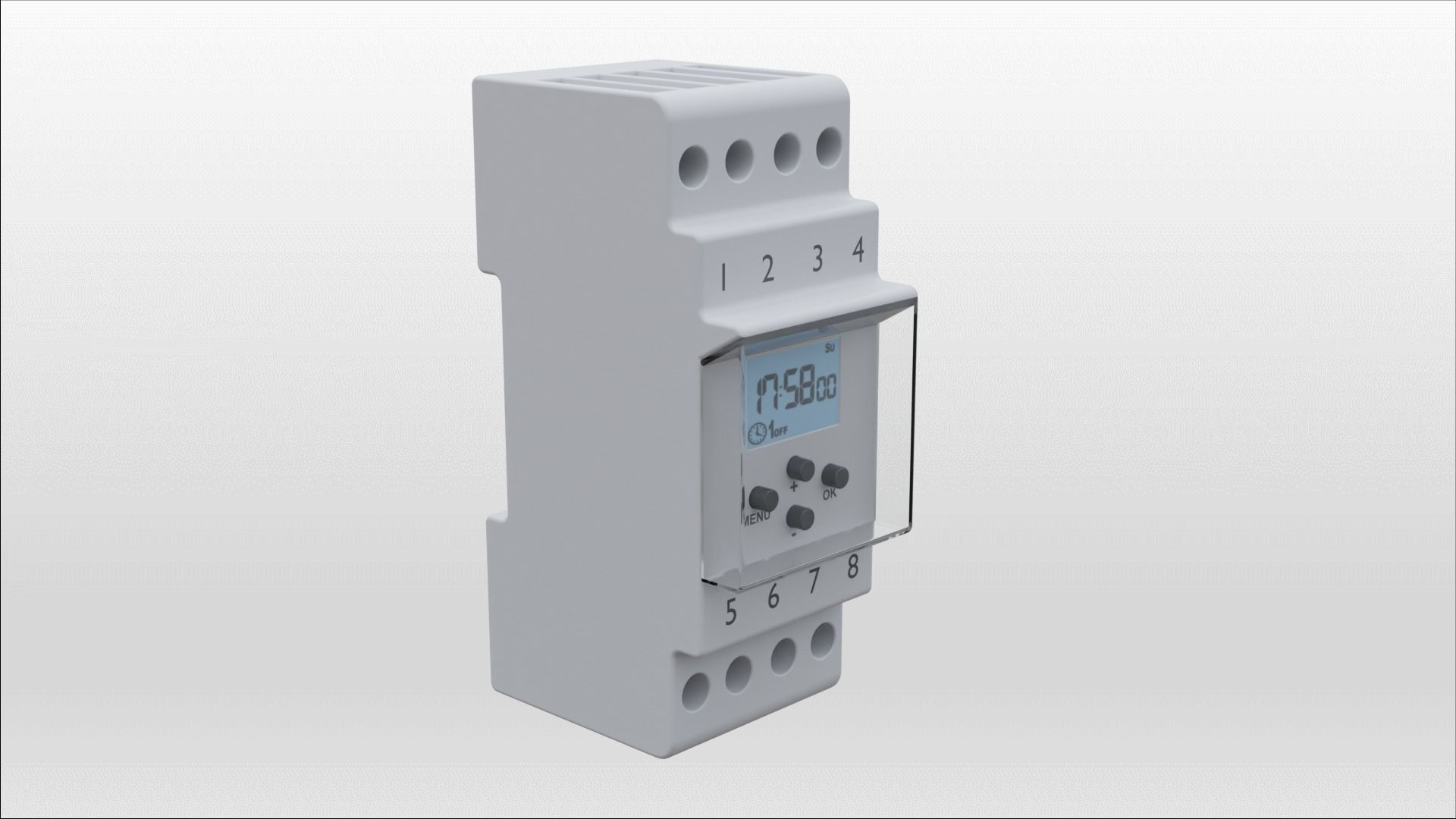 Astronomical control timer 3D model | CGTrader