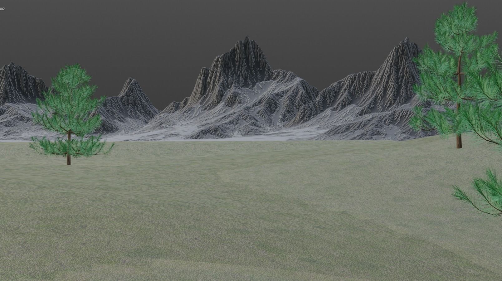 Landscape free 3D model rigged | CGTrader