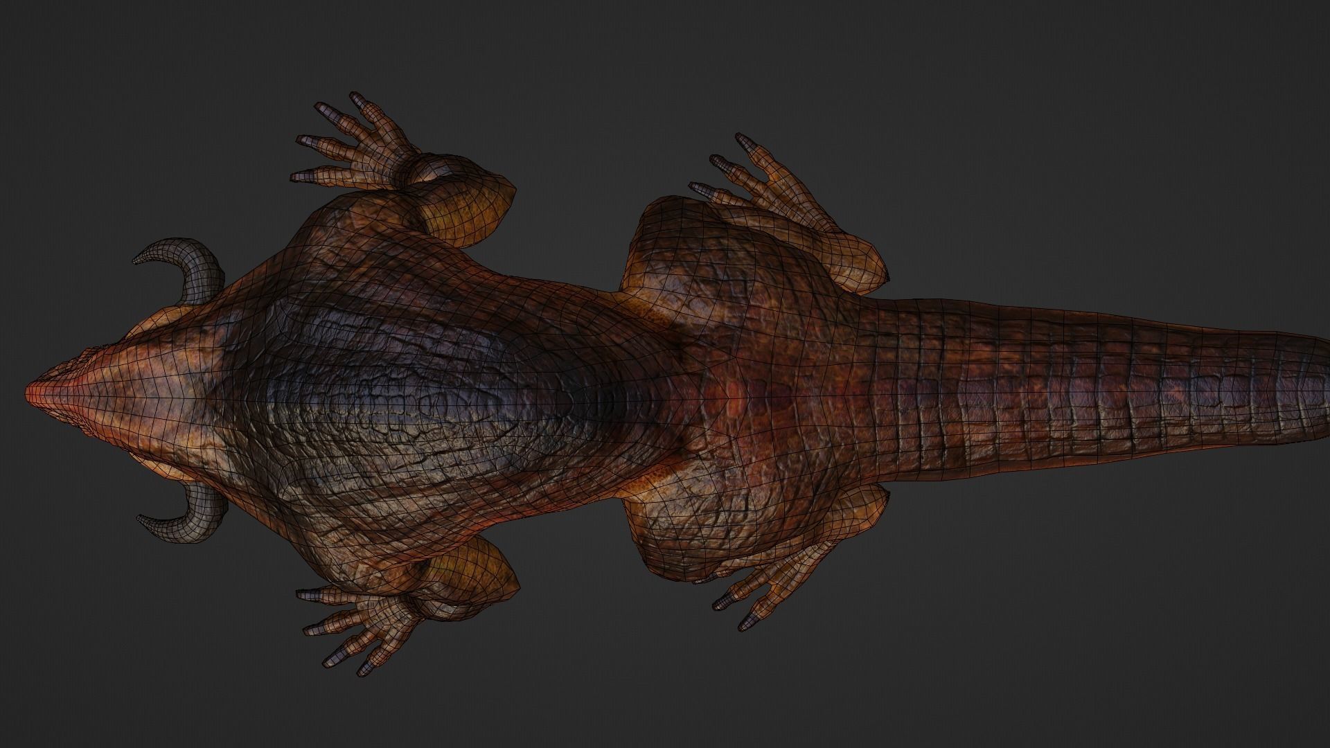 3D model Monster Earth Dragon VR / AR / low-poly | CGTrader