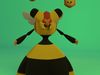 Combee Male Female and Vespiqueen 3D model 3D printable | CGTrader