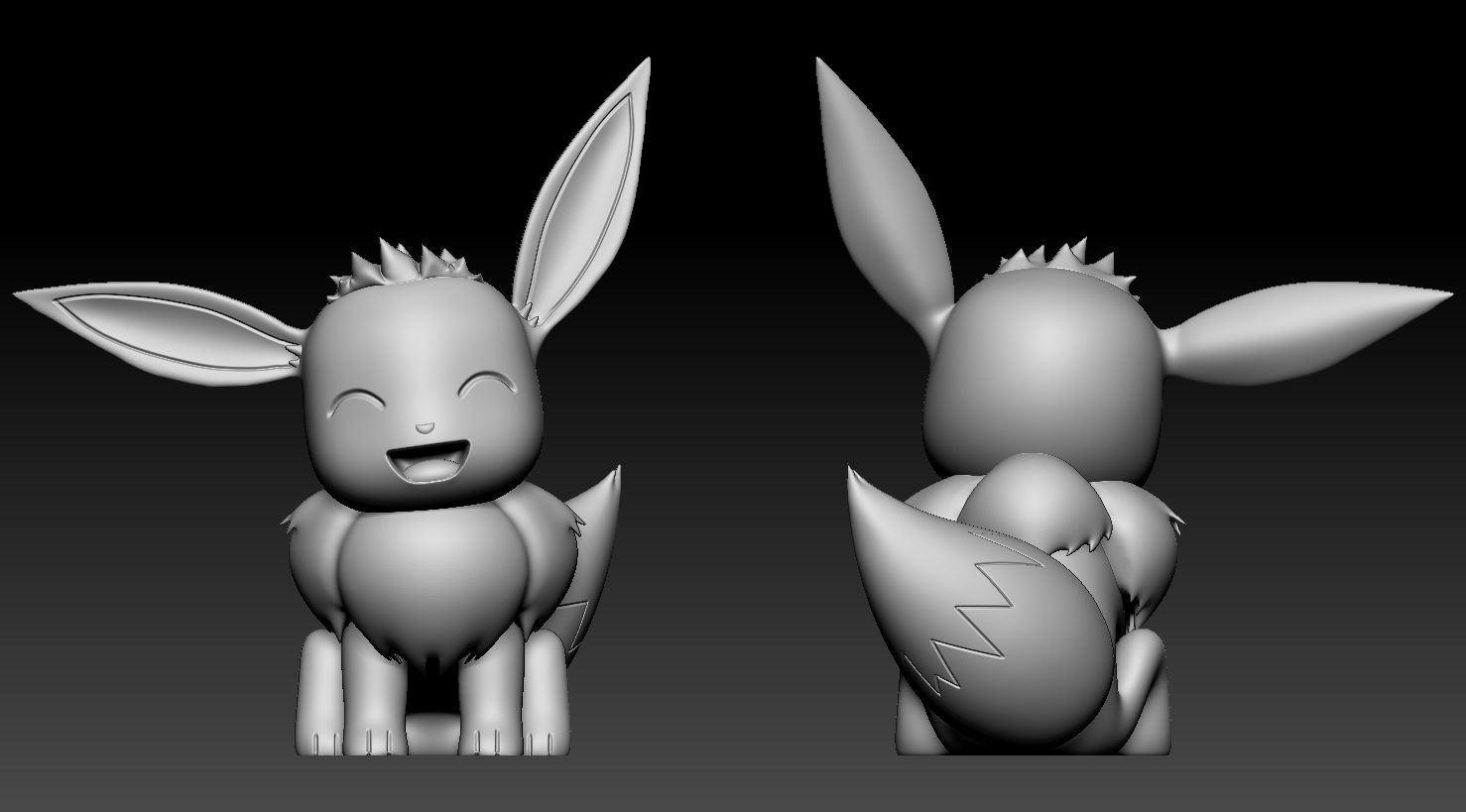 Eevee 3D model 3D printable | CGTrader