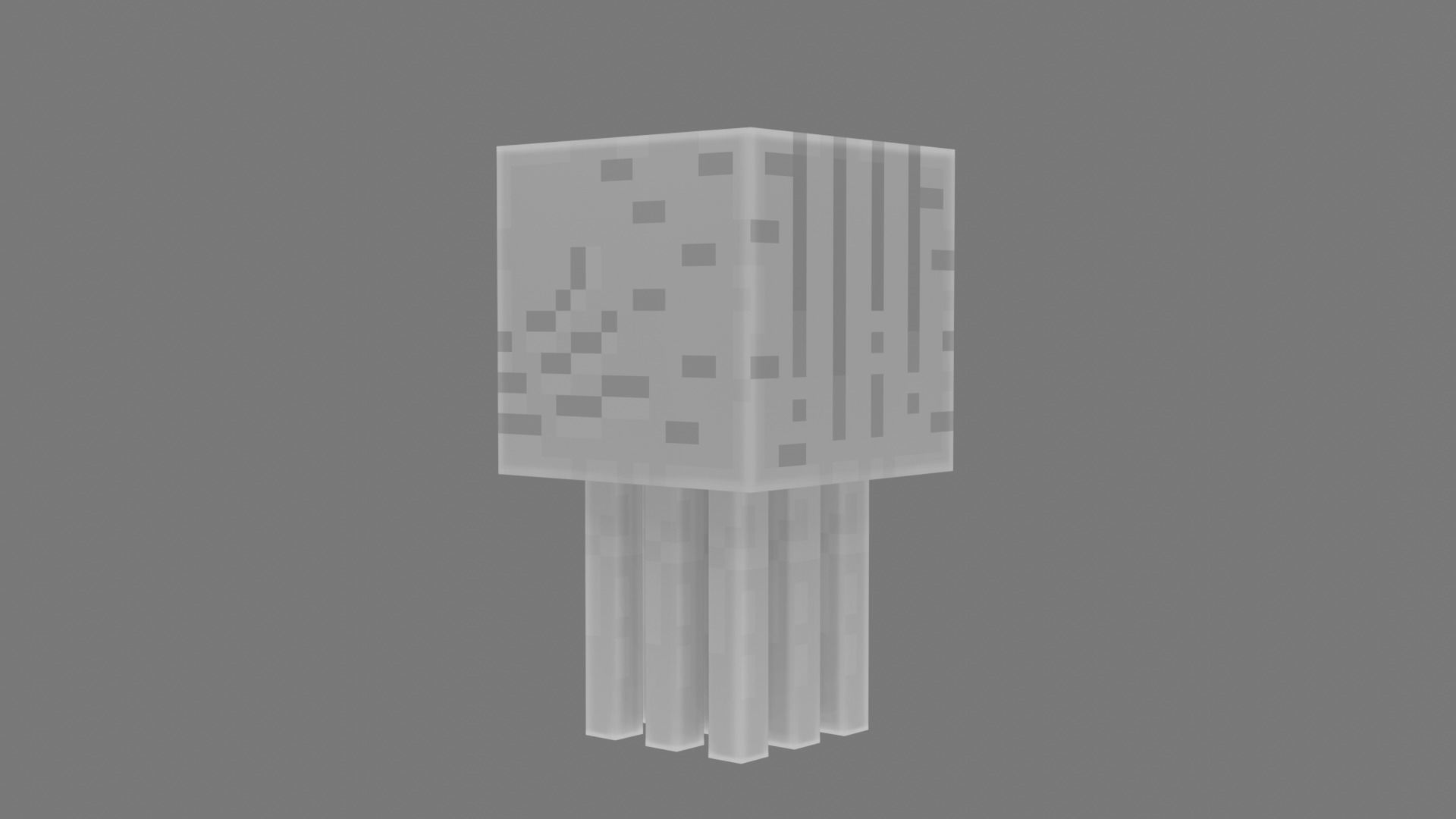 Minecraft Ghast 3D model animated rigged | CGTrader