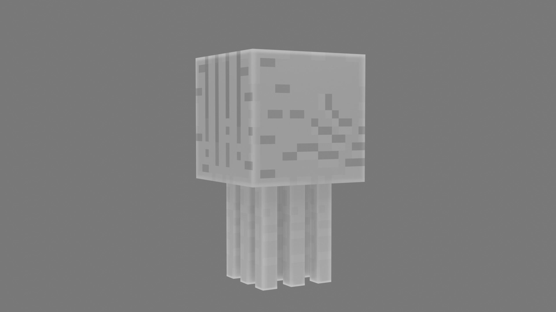 Minecraft Ghast 3D model animated rigged | CGTrader