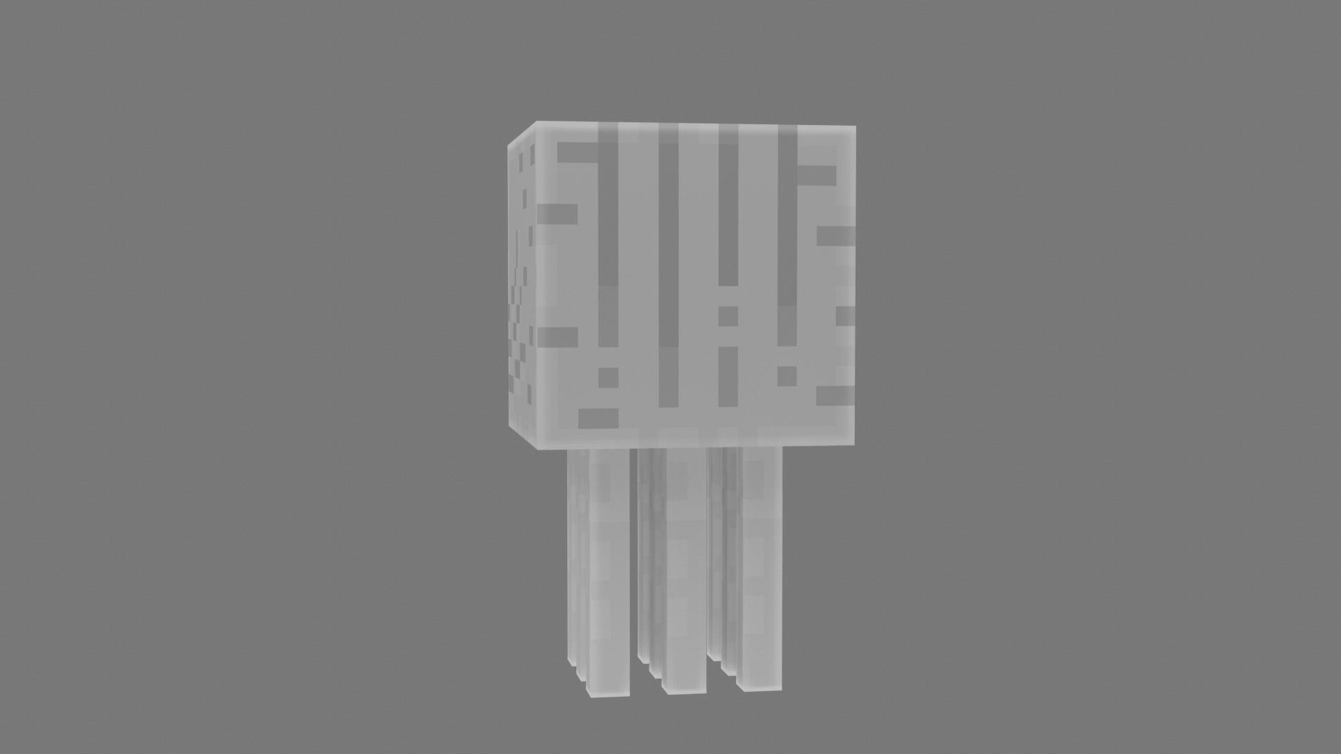 Minecraft Ghast 3D model animated rigged | CGTrader