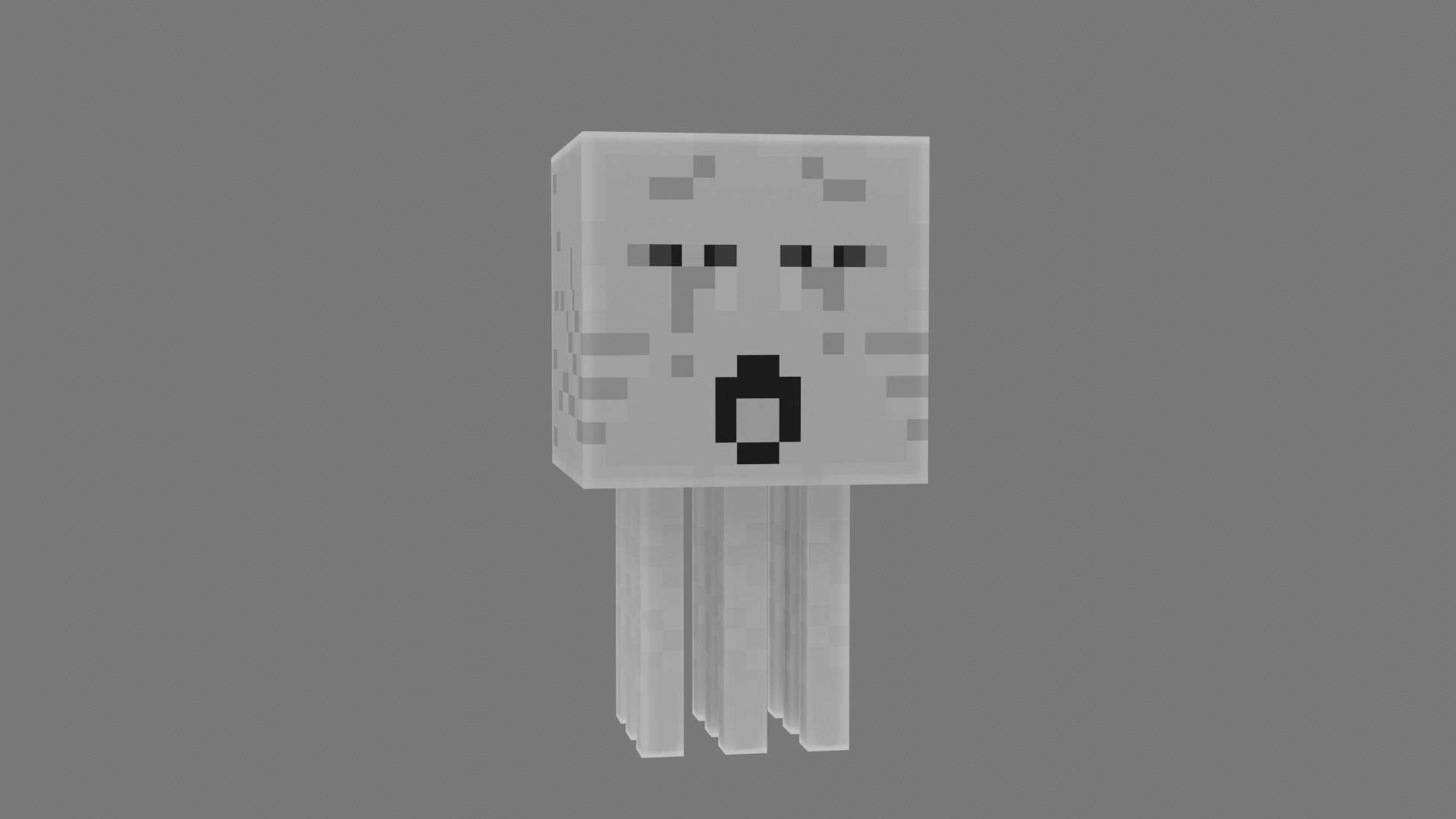 Minecraft Ghast 3D model animated rigged | CGTrader