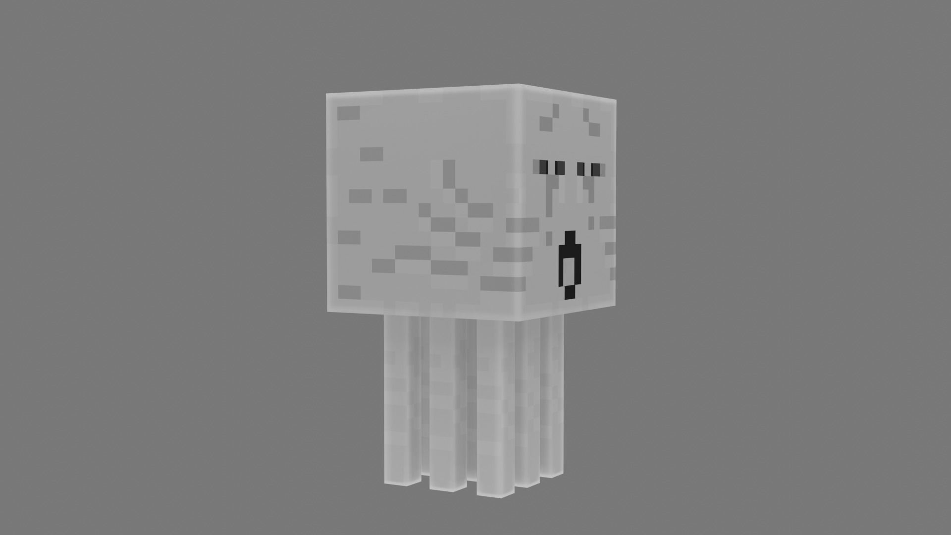 Minecraft Ghast 3D model animated rigged | CGTrader