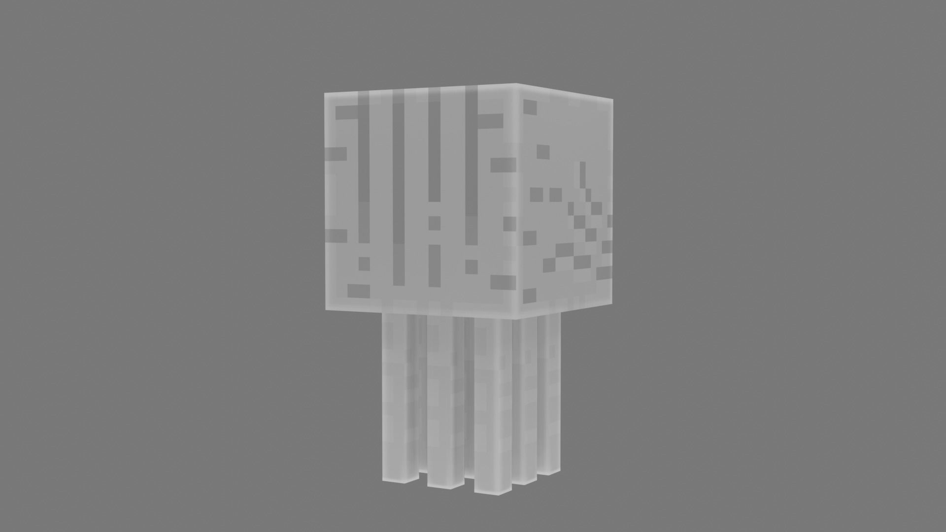 Minecraft Ghast 3d Model Animated Rigged Cgtrader