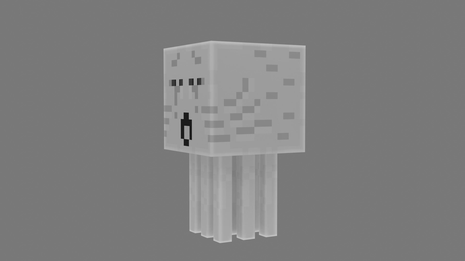 Minecraft Ghast 3D model animated rigged | CGTrader