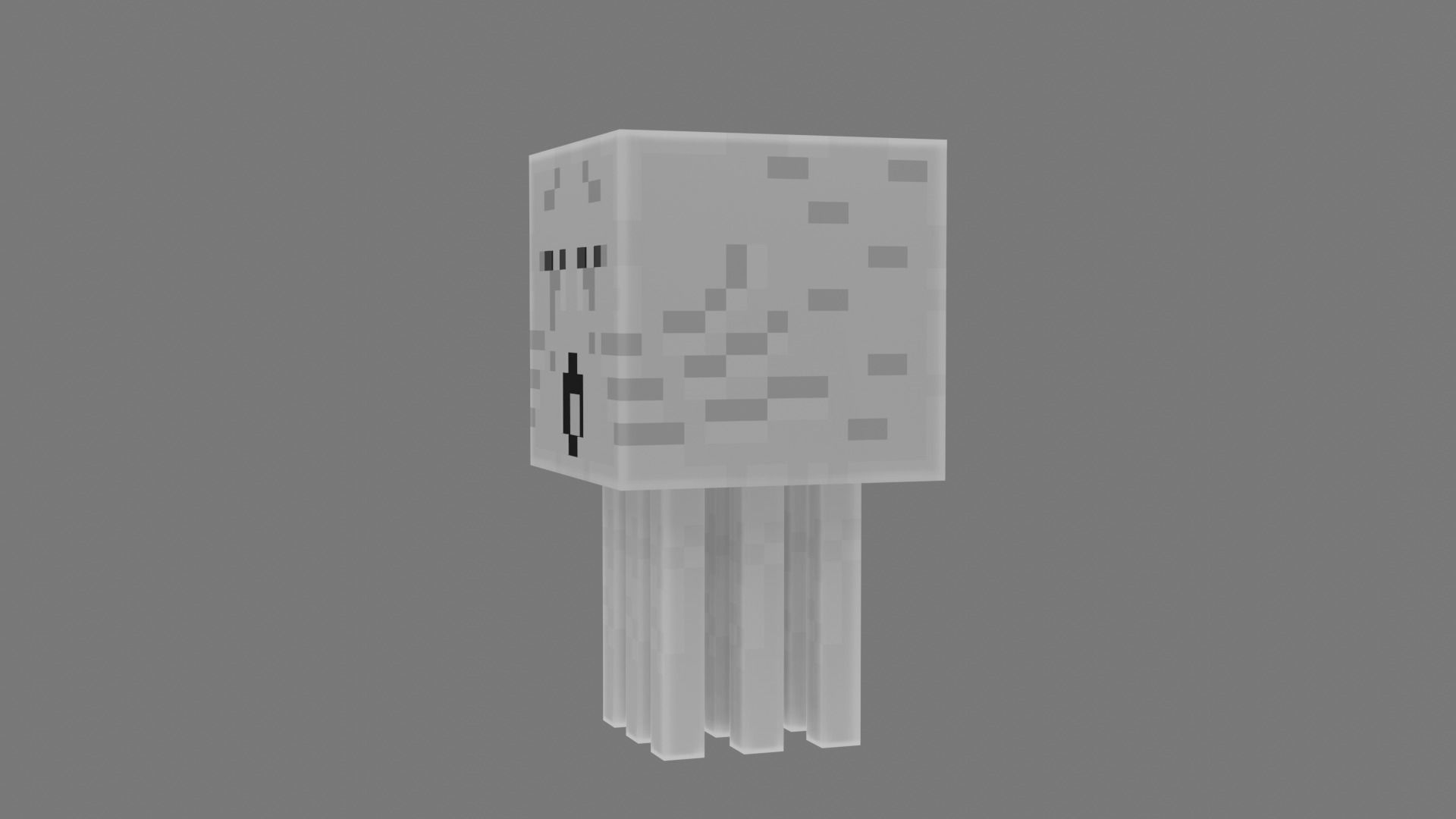 Minecraft Ghast 3D model animated rigged | CGTrader