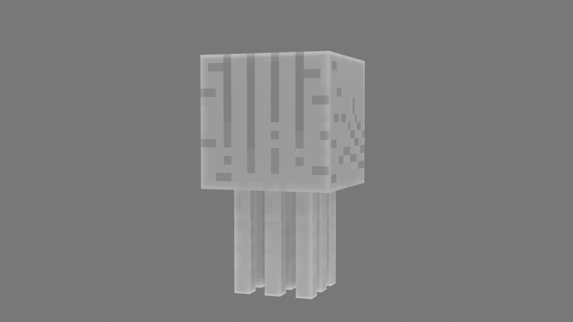 Minecraft Ghast 3D model animated rigged | CGTrader