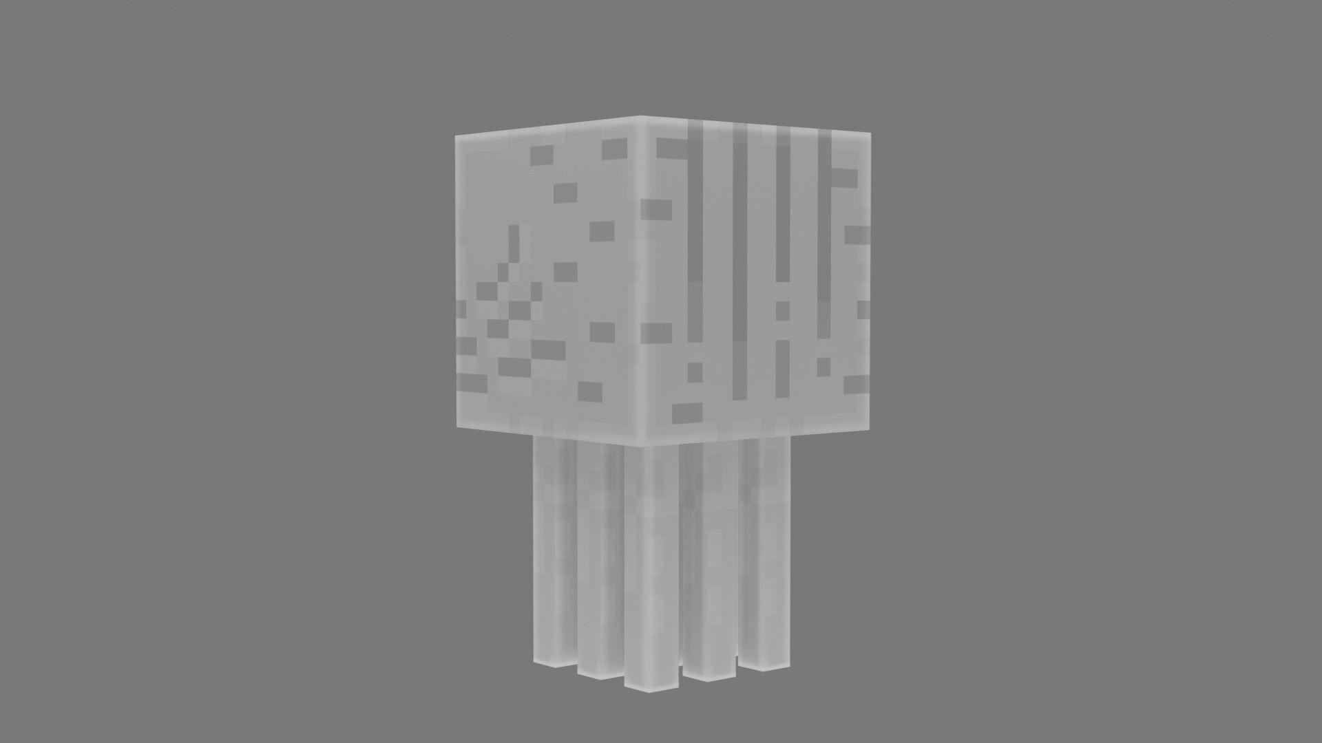 Minecraft Ghast 3D model animated rigged | CGTrader
