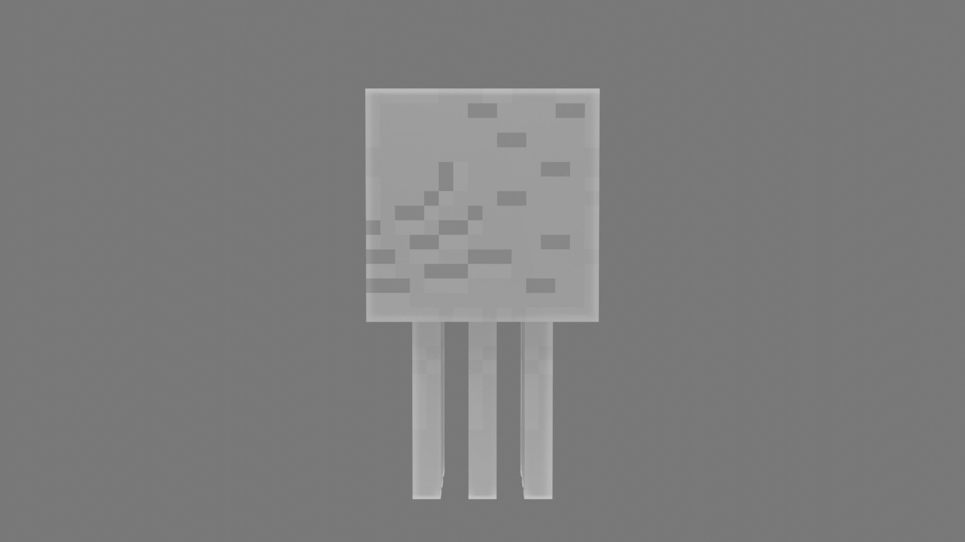 Minecraft Ghast 3D model animated rigged | CGTrader