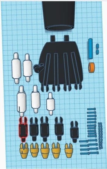 Bionic arm Prosthetic arm design 3D model 3D printable | CGTrader