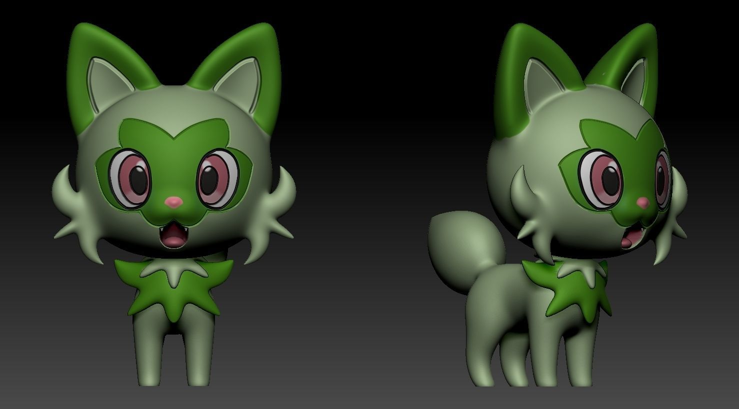 Sprigatito 3D model 3D printable | CGTrader