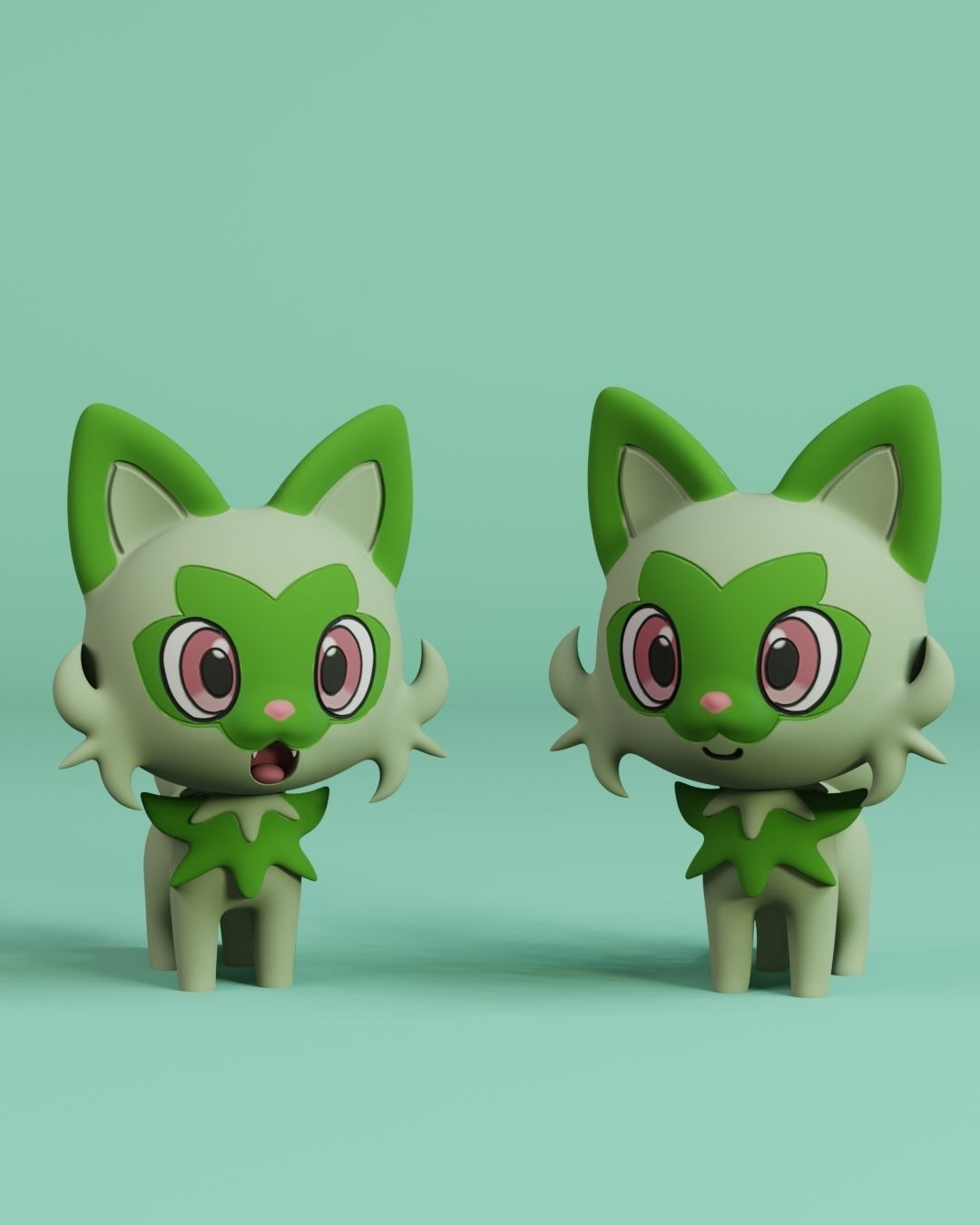 Sprigatito 3D model 3D printable | CGTrader