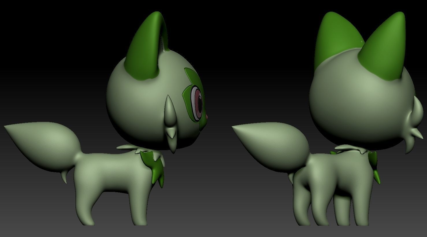 Sprigatito 3D model 3D printable | CGTrader