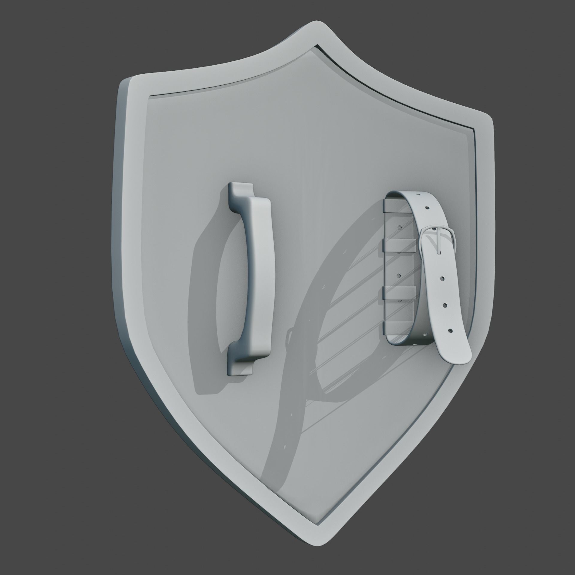 Rusted Shield 3D model | CGTrader