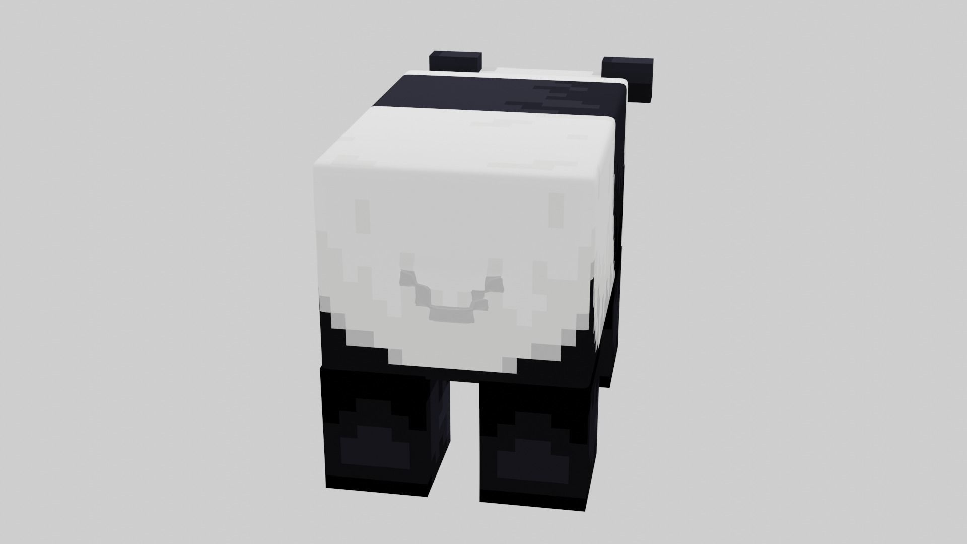 Minecraft Panda 3D model animated rigged | CGTrader