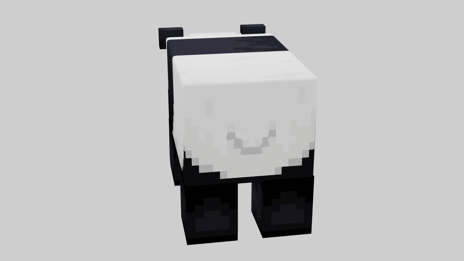 Minecraft Panda 3D model animated rigged | CGTrader