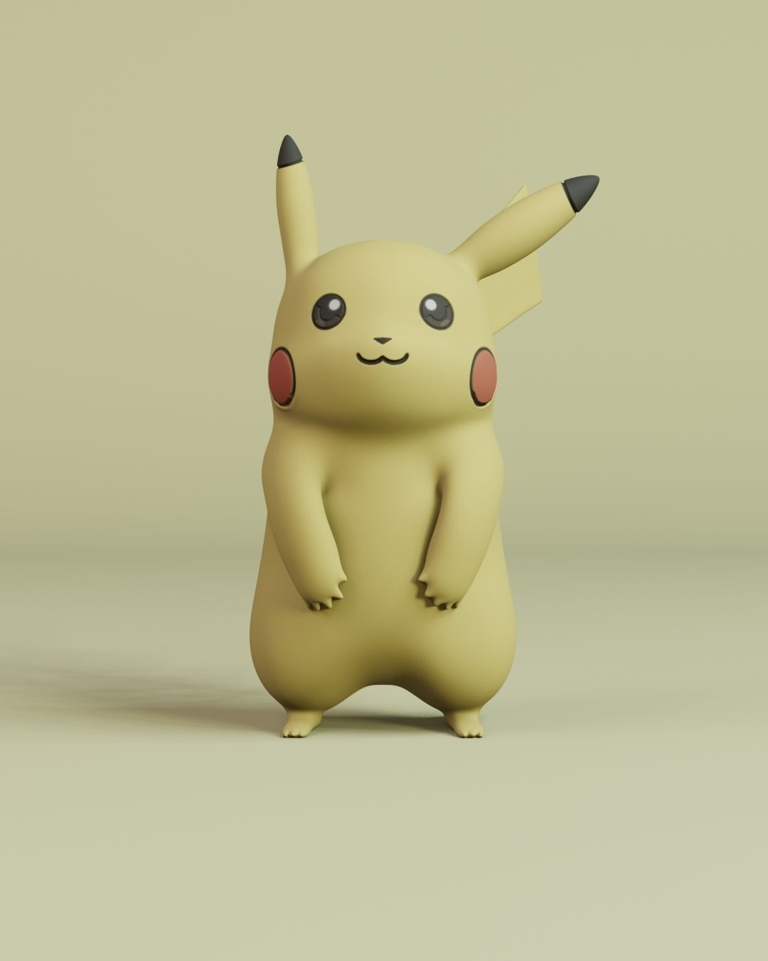 Pikachu 3D model 3D printable | CGTrader