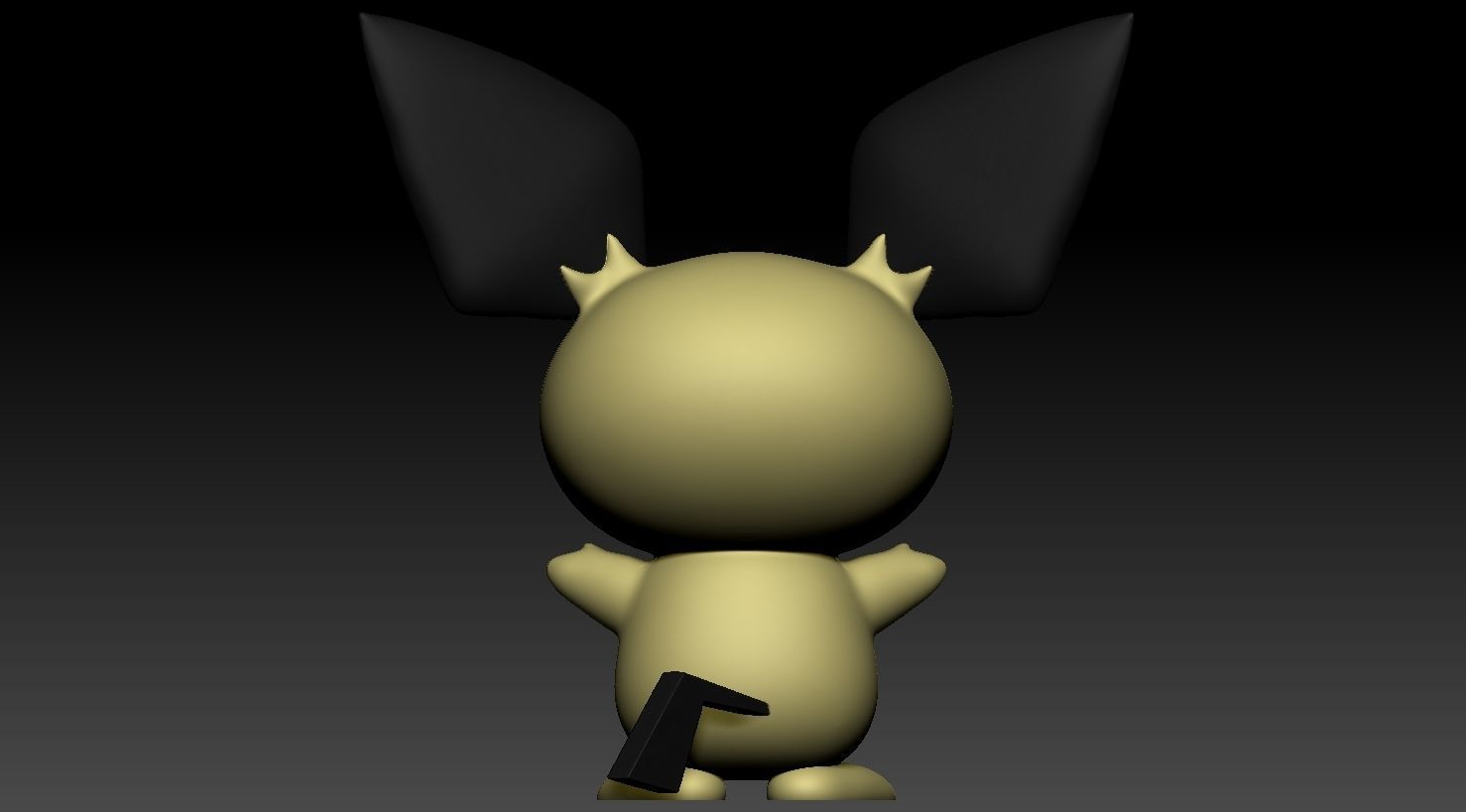 Pichu 3D model 3D printable | CGTrader