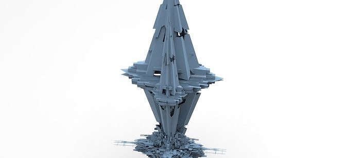 Sci fi Core crystal Shard 6 base 3D model | CGTrader