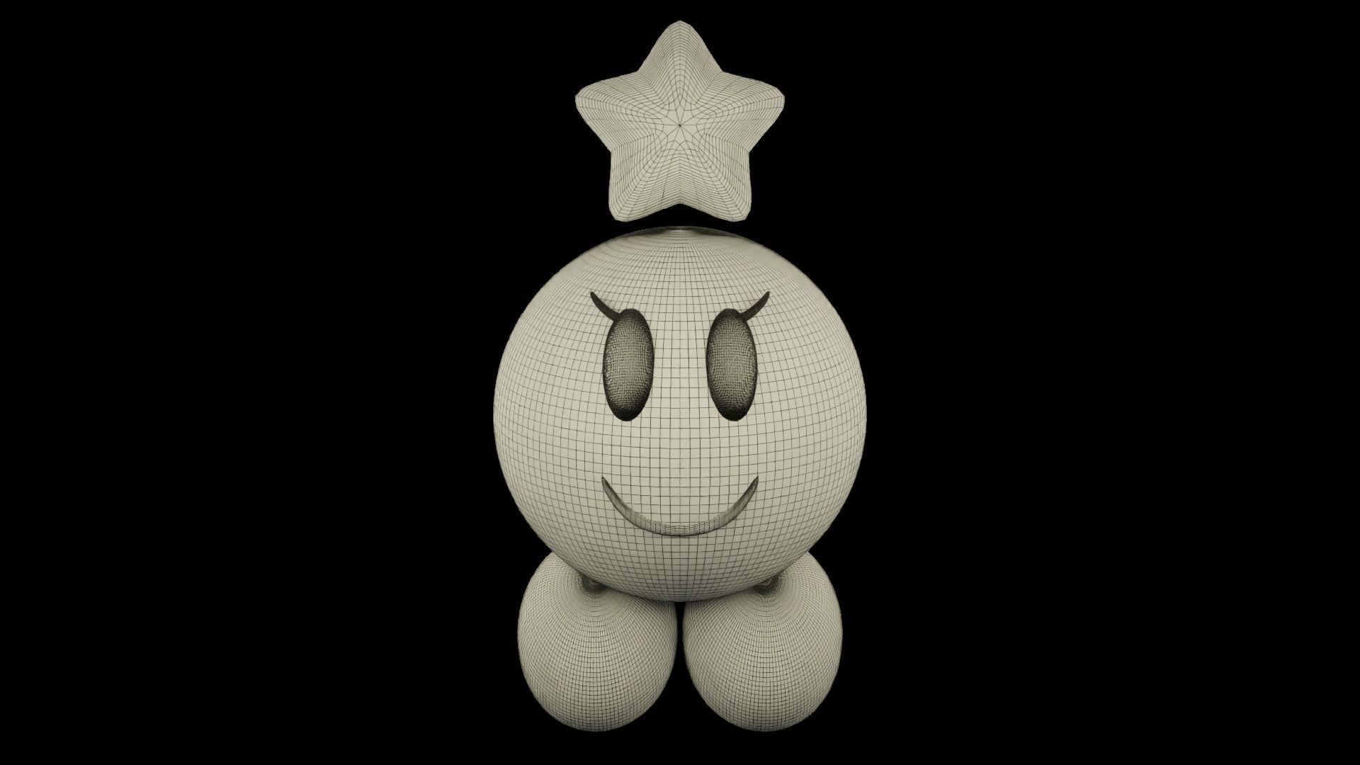 Starlow Mario 3D model rigged | CGTrader