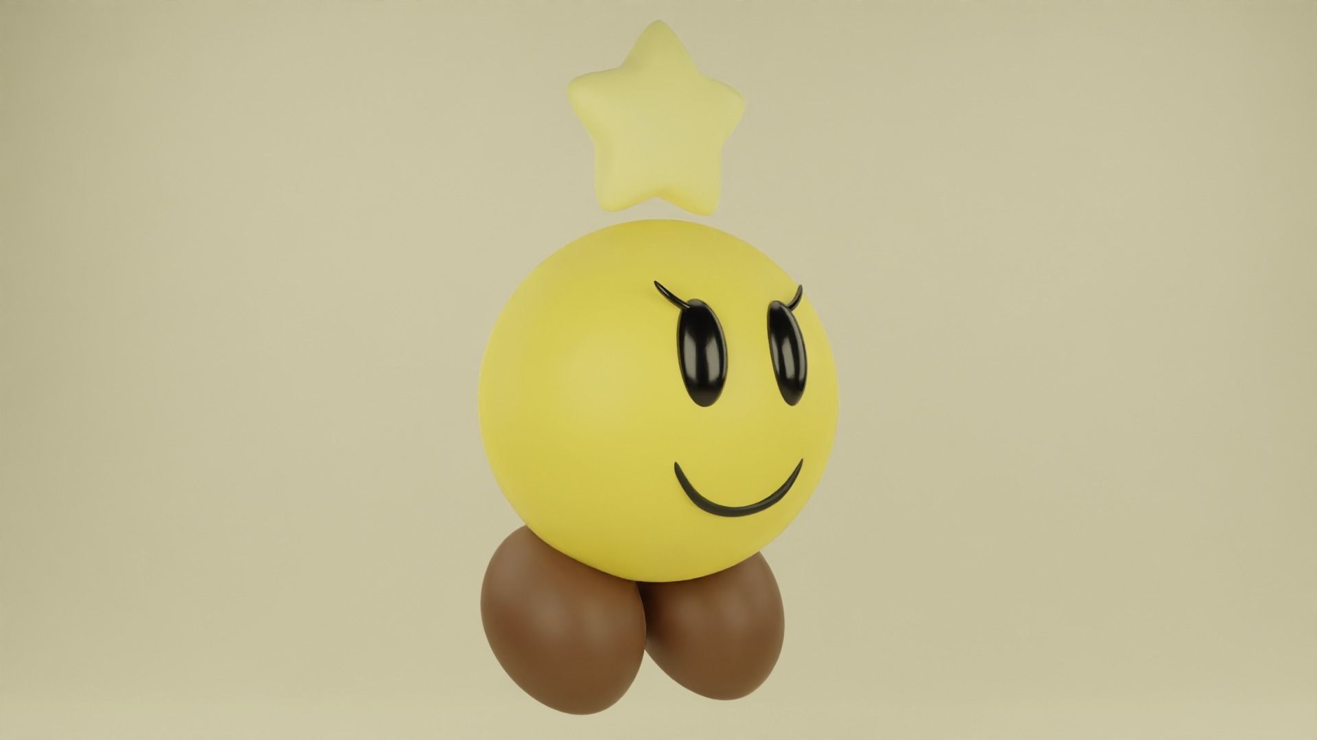 Starlow Mario 3D model rigged | CGTrader