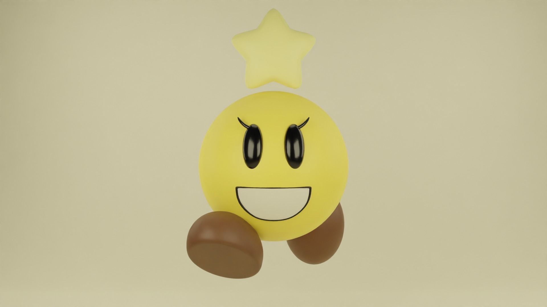 Starlow Mario 3D model rigged | CGTrader