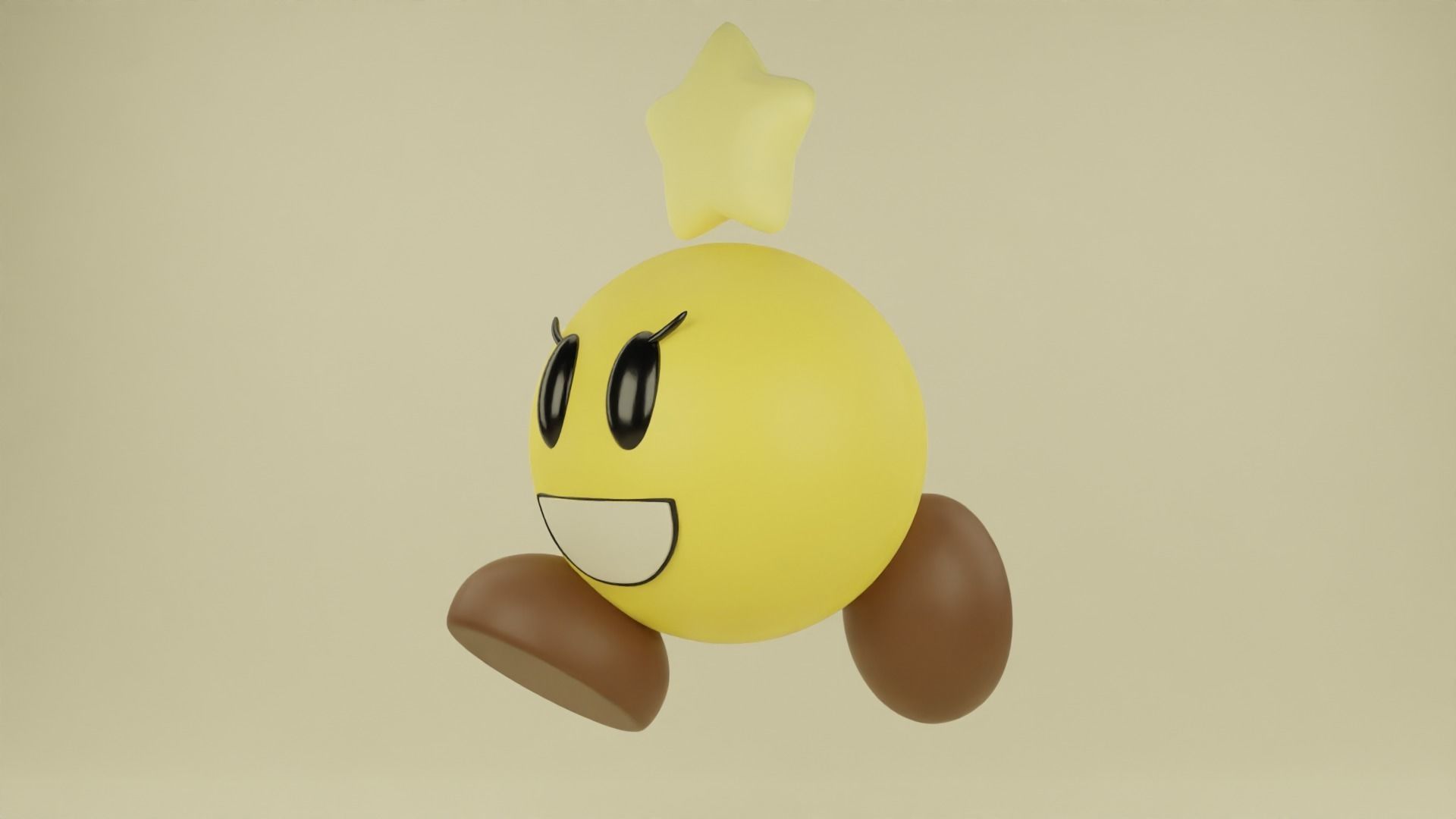 Starlow Mario 3D model rigged | CGTrader