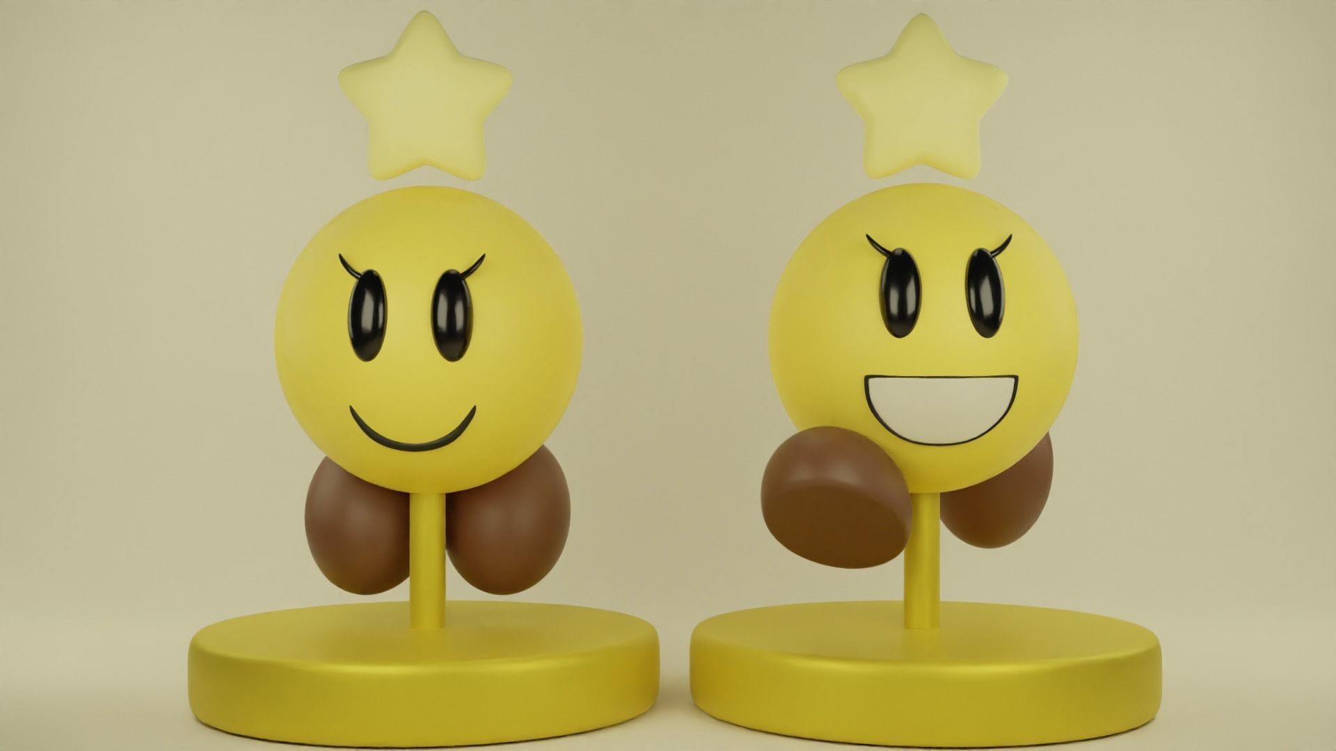 Starlow Mario 3D model rigged | CGTrader
