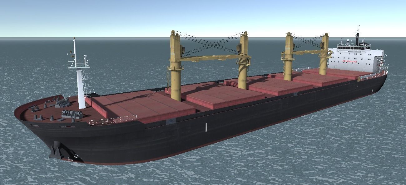 3D model Bulk carrier ship 3d low-poly model VR / AR / low-poly | CGTrader