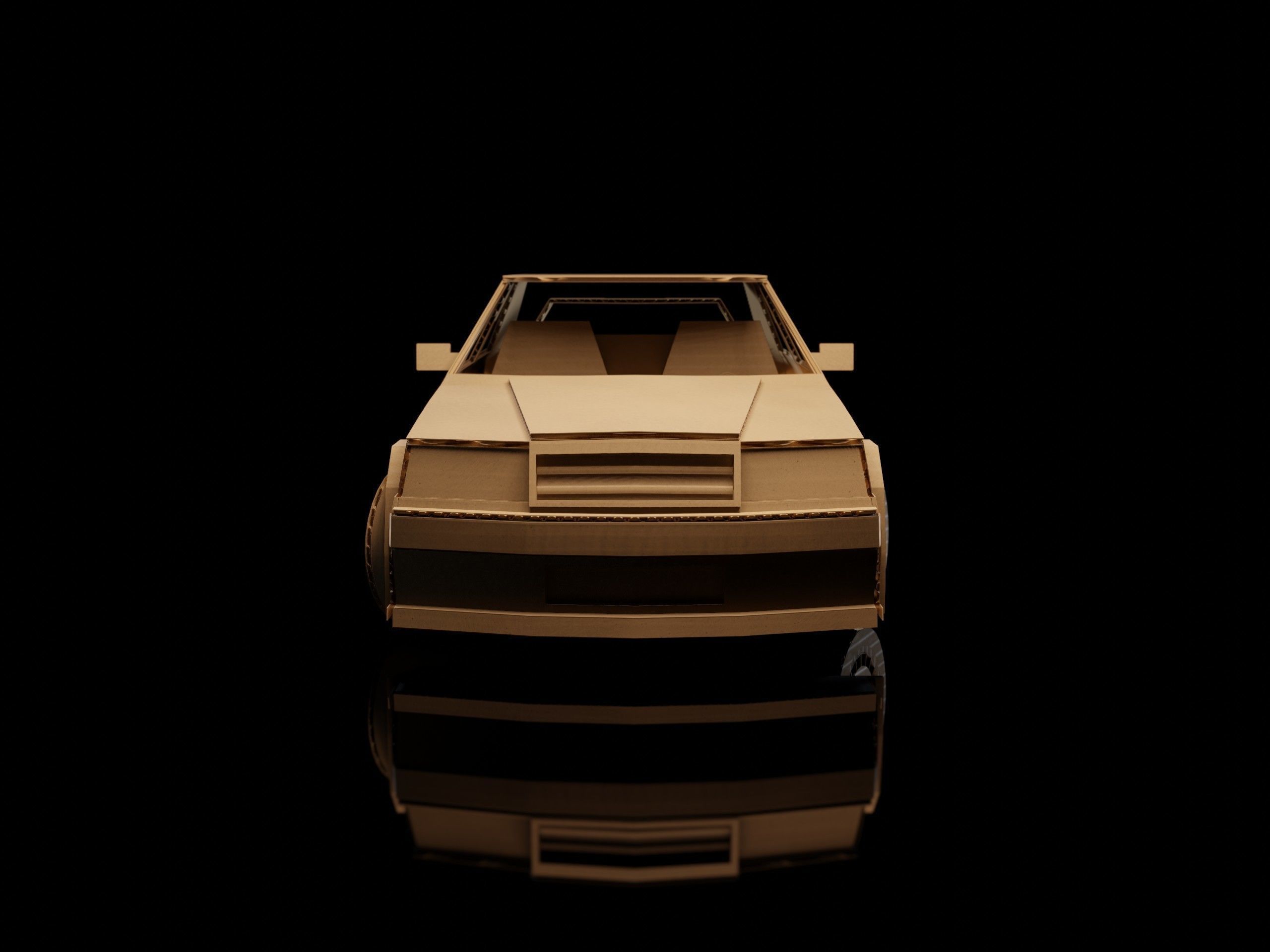 Mercedes Benz 190E 2 5 Evolution II 1992 cardboard car 3D model | CGTrader