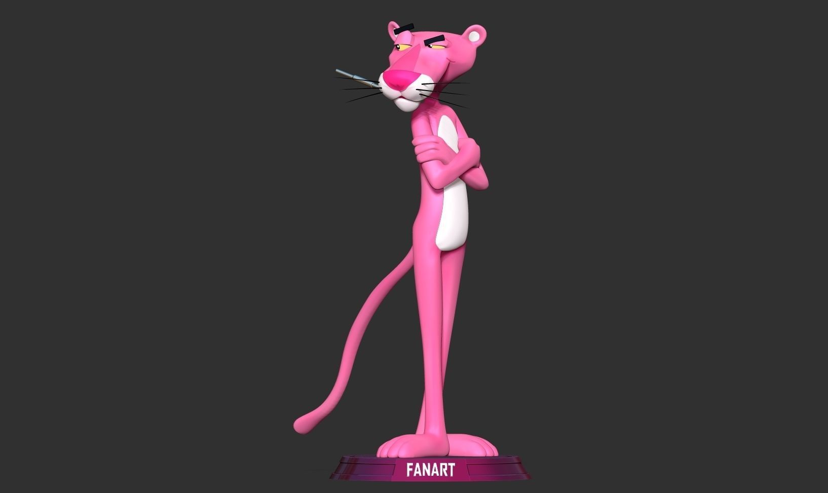 Pink Panther free 3D model 3D printable | CGTrader