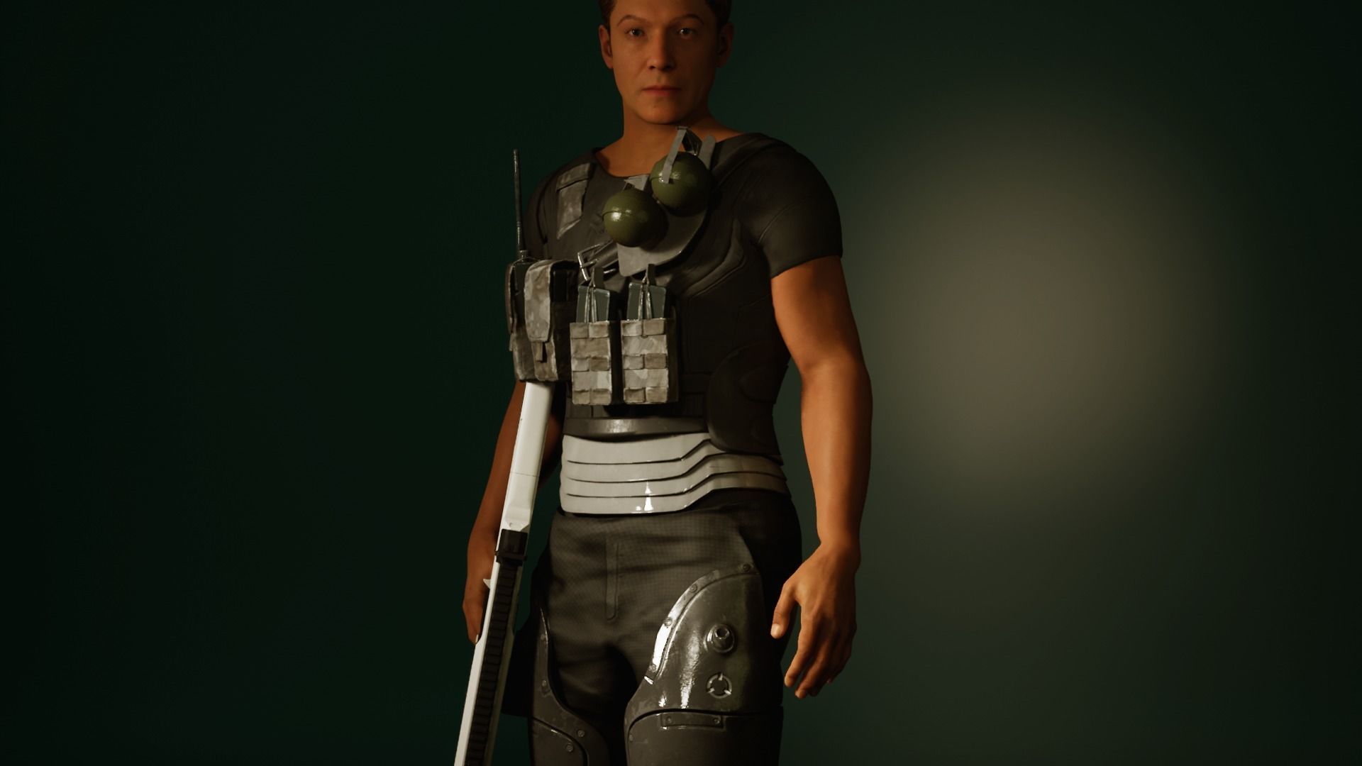 3D model Special forces outfit for Metahuman TallMed Male Body VR / AR ...