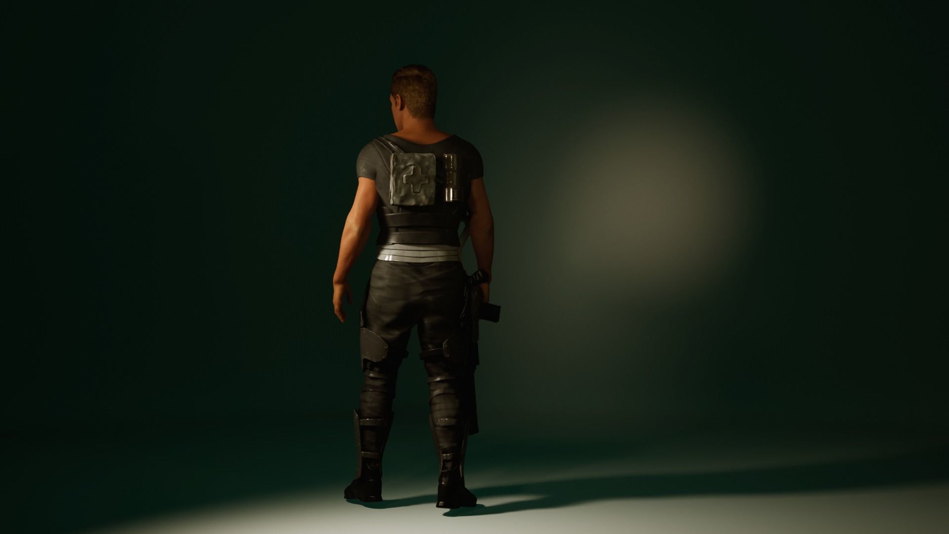 3D model Special forces outfit for Metahuman TallMed Male Body VR / AR ...