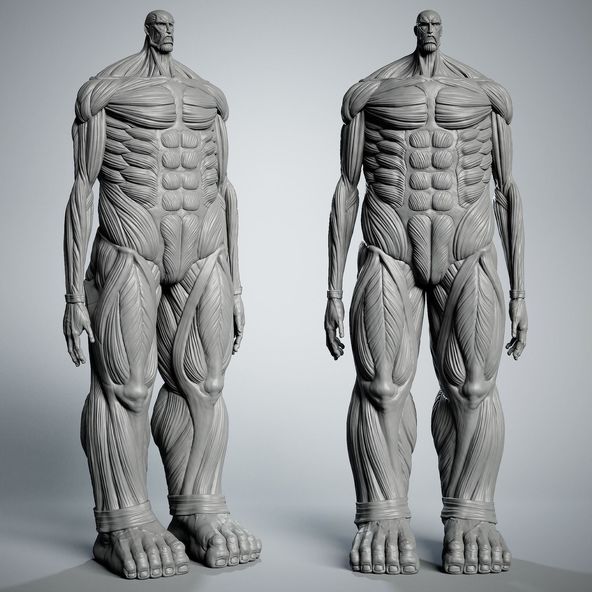 Attack on Titan Titan 60m 3D model 3D printable | CGTrader
