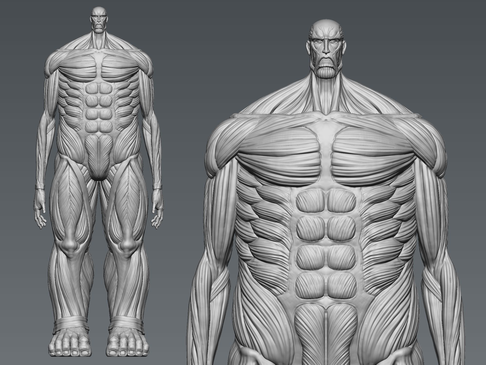 Attack on Titan Titan 60m 3D model 3D printable | CGTrader