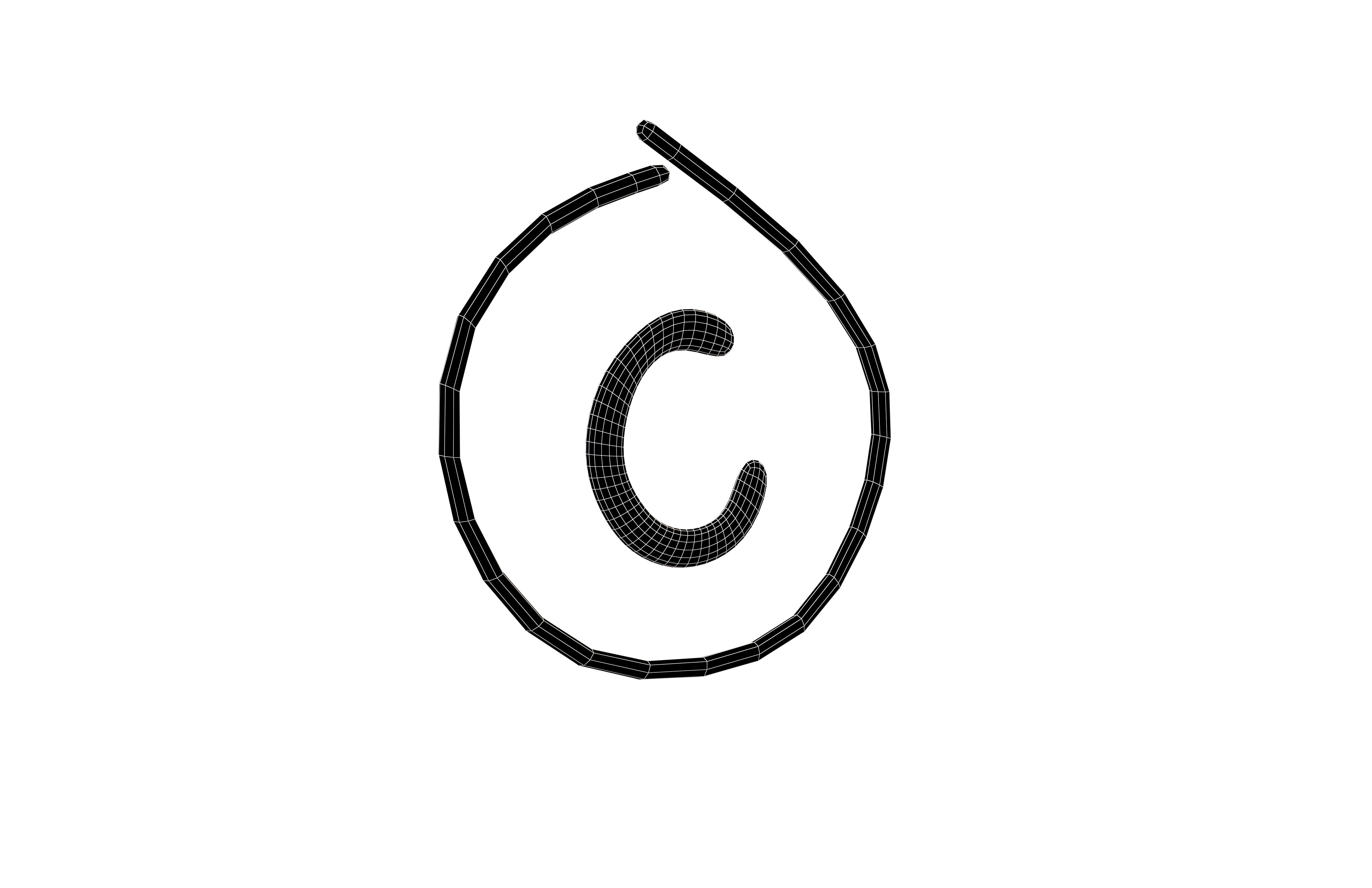 3D model Grade C Symbol v1 001 VR / AR / low-poly | CGTrader