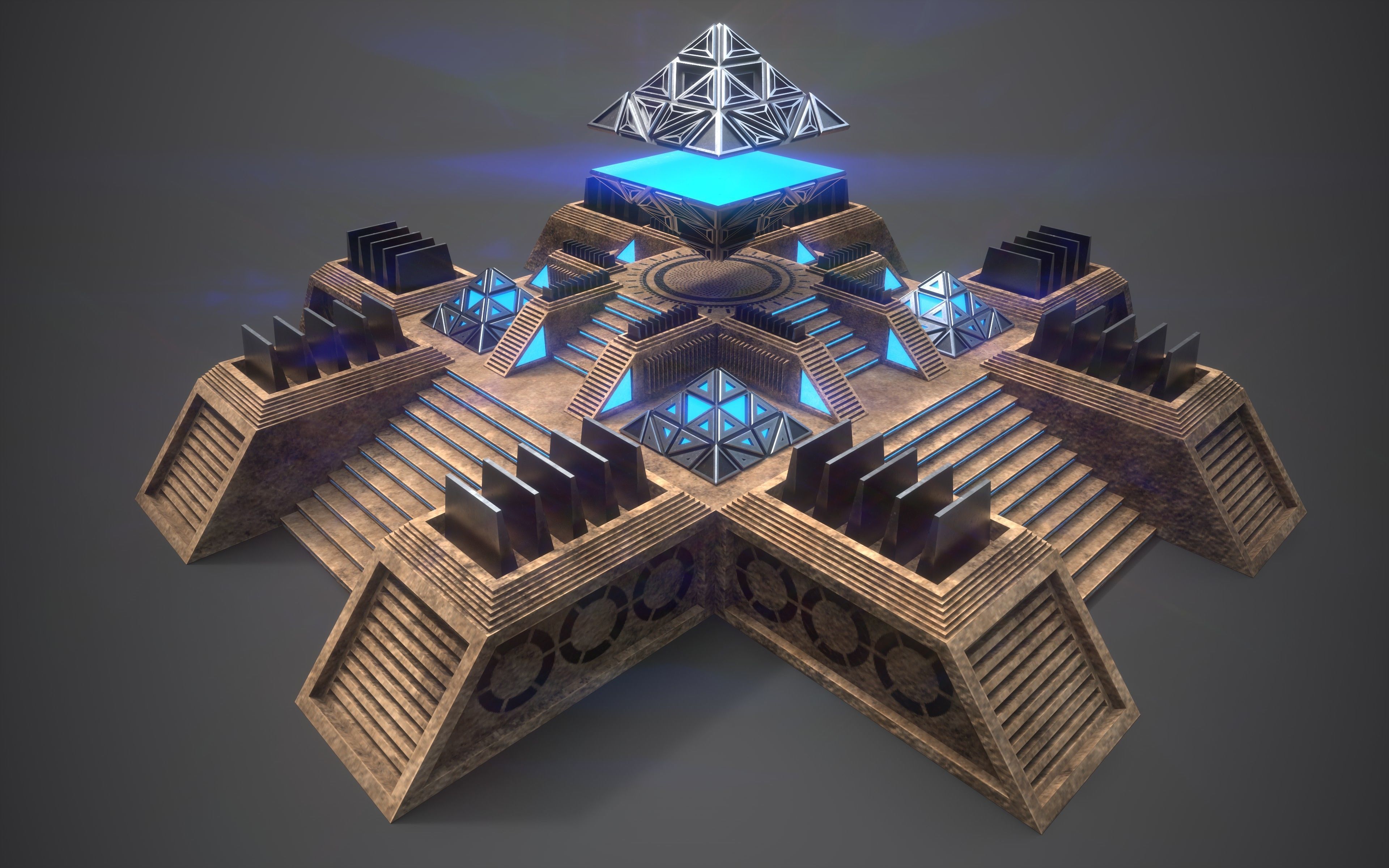 3D model Star Gate Portal Two VR / AR / low-poly | CGTrader