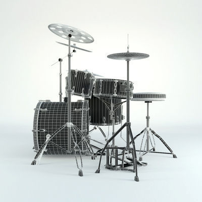 Drums 3D model 3D model | CGTrader