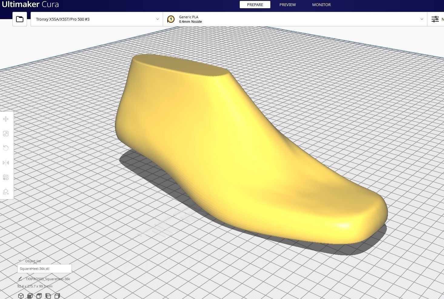 Shoes Lasts - SquareHeel 3D print model 3D model | CGTrader