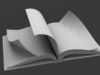 3D model Old Cover Rigged Book VR / AR / low-poly | CGTrader