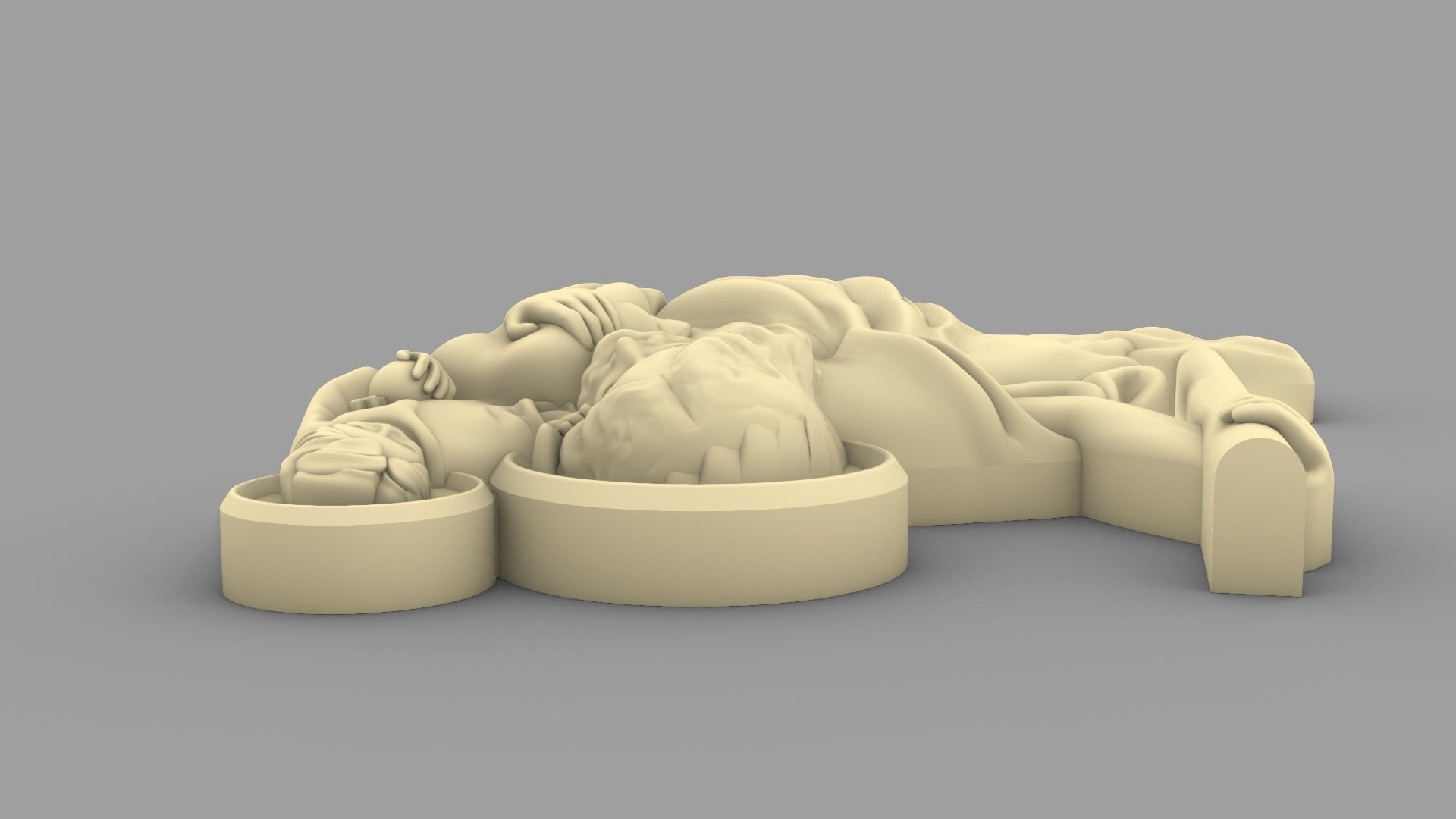 saint christopher 3D model | CGTrader