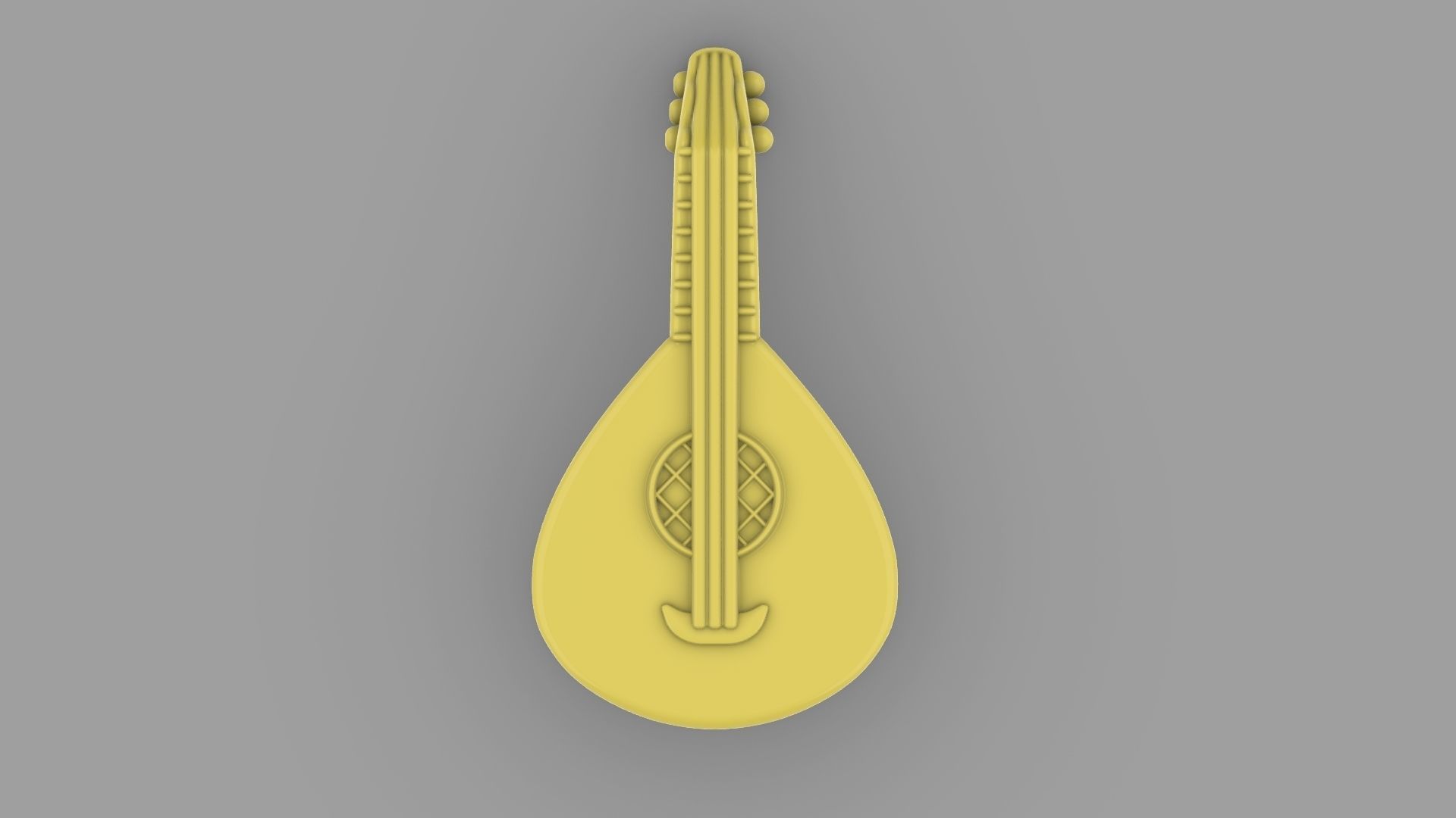 oud music 3D model | CGTrader