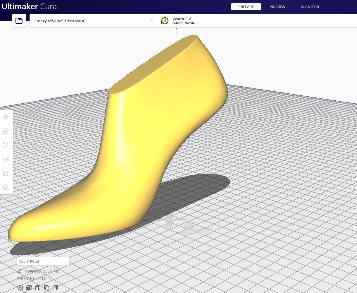 Shoes Lasts - Court 3D print model 3D model | CGTrader